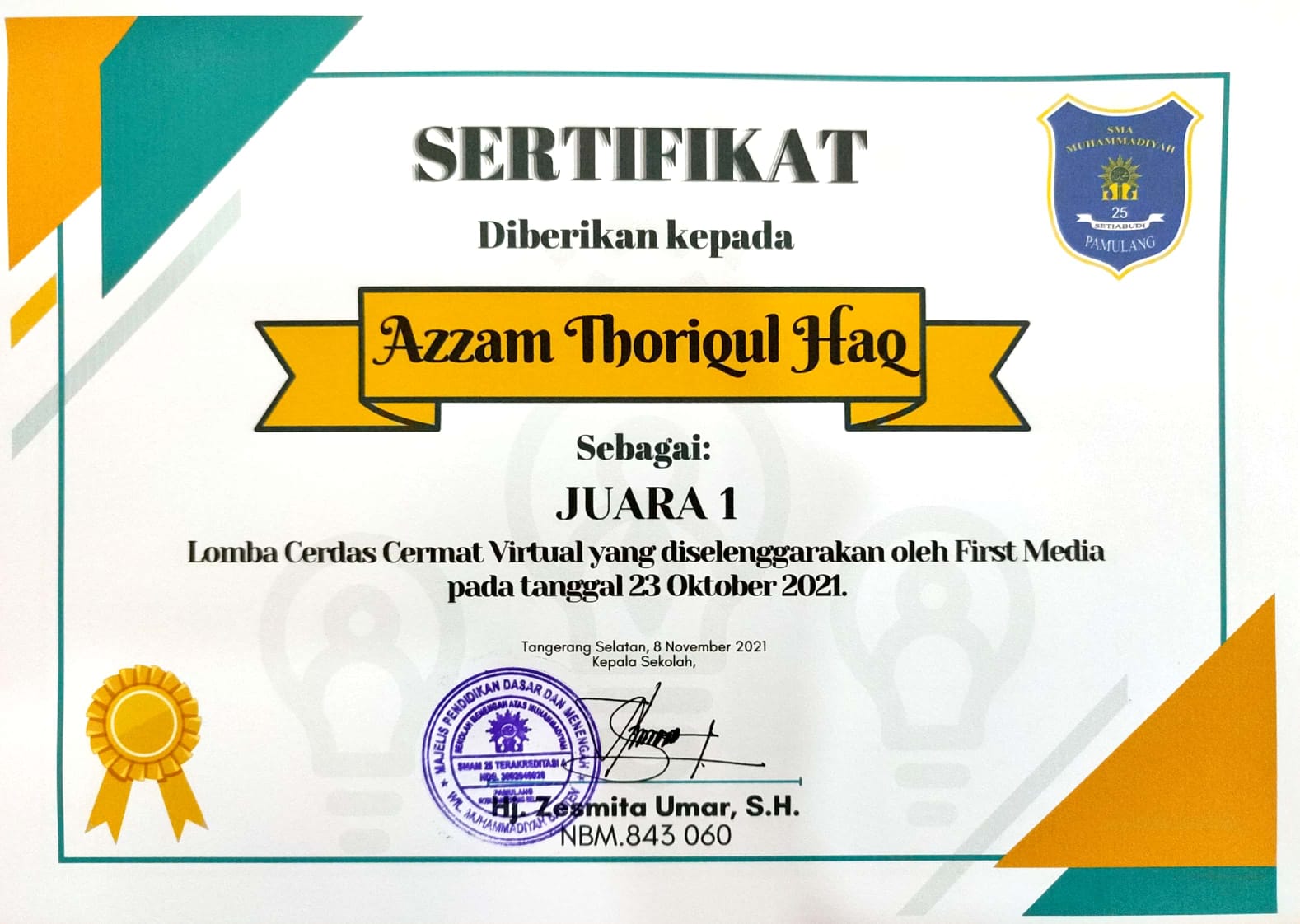 Prestasi Non-Akademik - Teknik Perkeretaapian